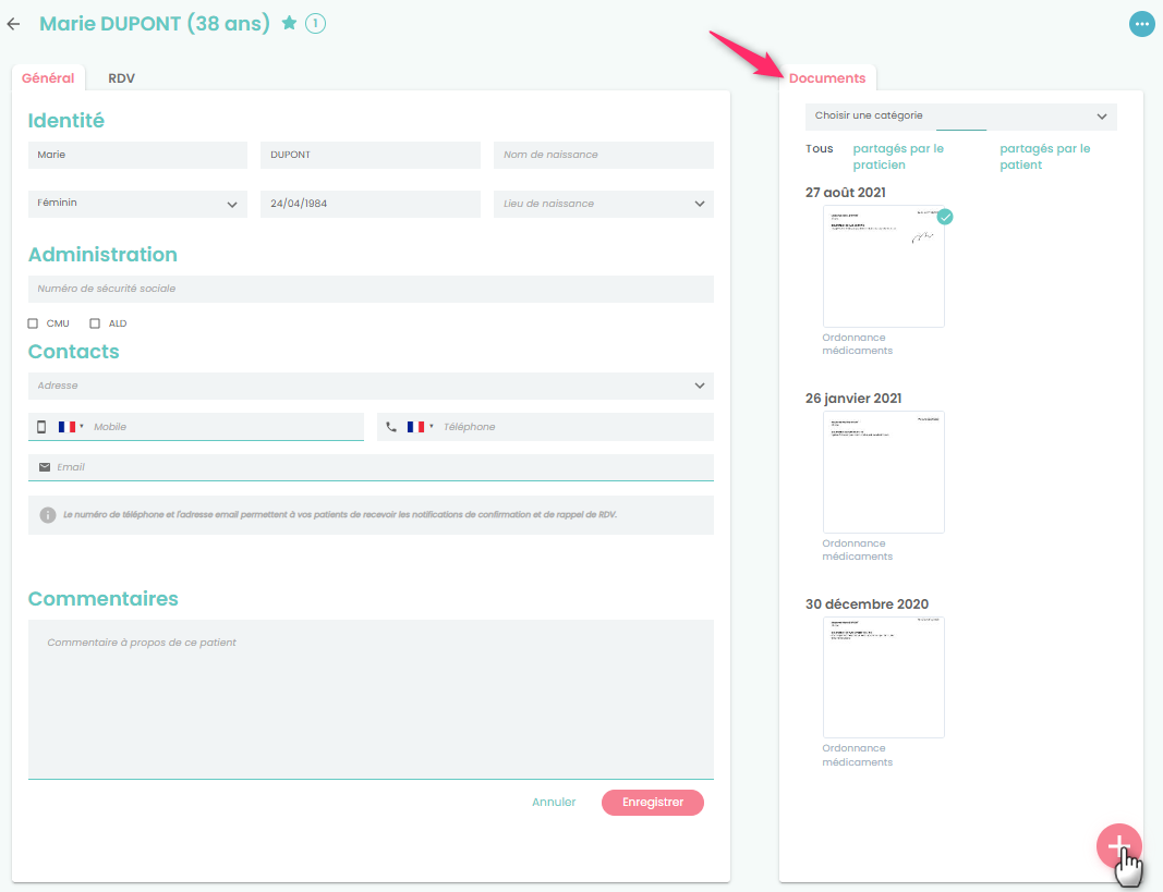 Générer un compte-rendu et l'envoyer directement à mon patient – Maiia - Centre d'aide